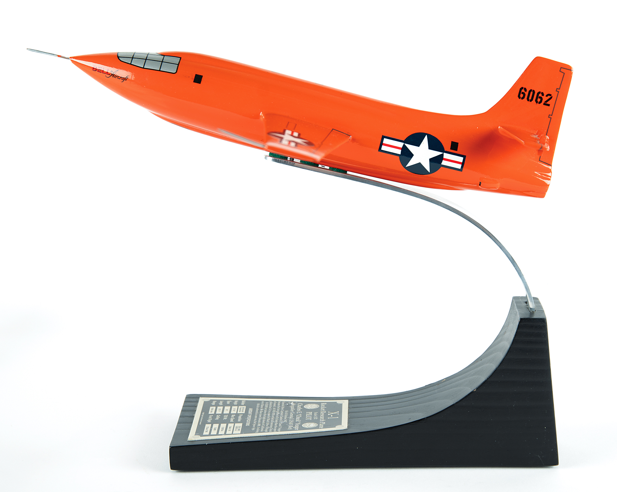 Chuck Yeager Signed ‘Glamorous Glennis’ Bell X-1 Model