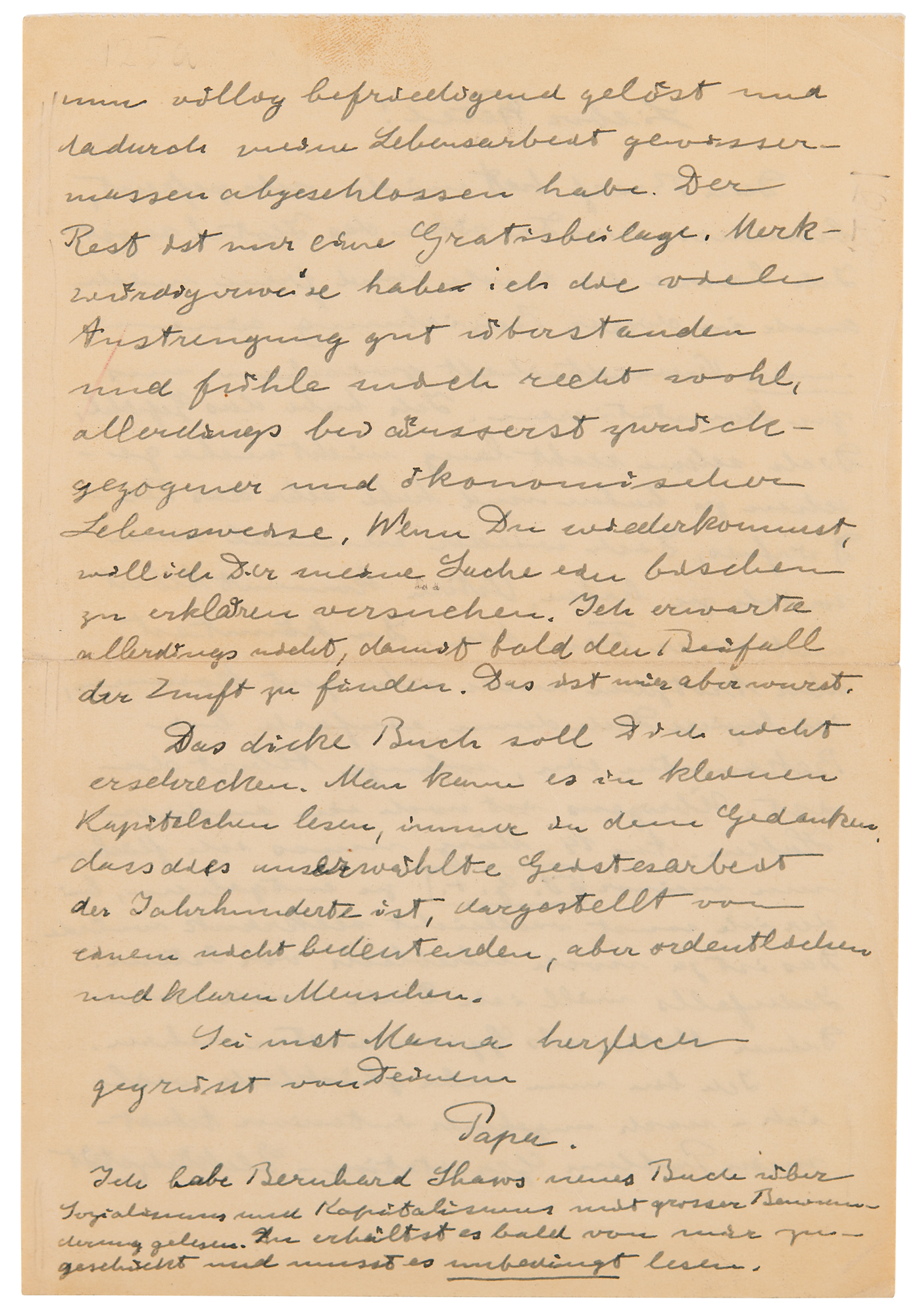 Albert Einstein Autograph Letter Signed on Solving the Unified Field