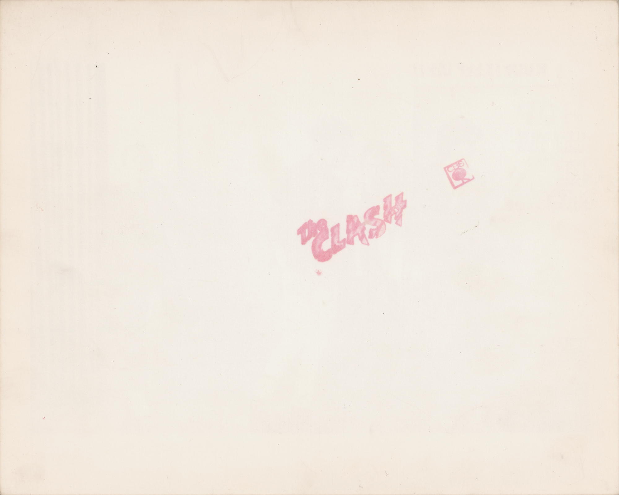 The Clash Vintage 'Westway Sessions' Photograph by Adrian Boot