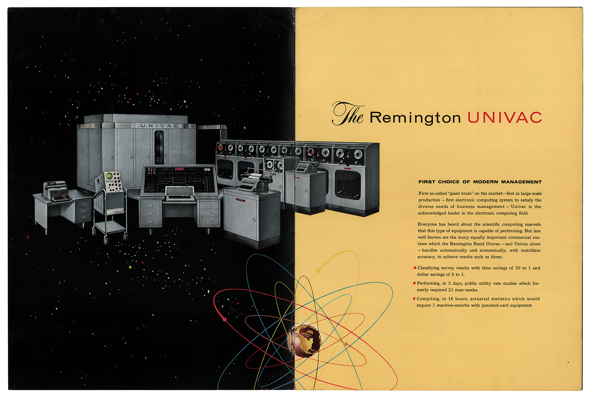 UNIVAC I Computer 'Ring Counter' Vacuum Tube Assembly and