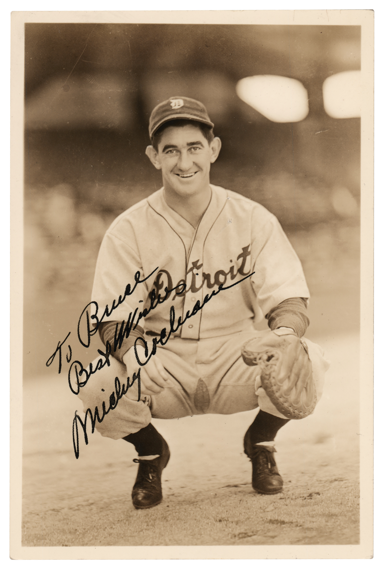 Mickey Cochrane Signed Photograph | RR Auction