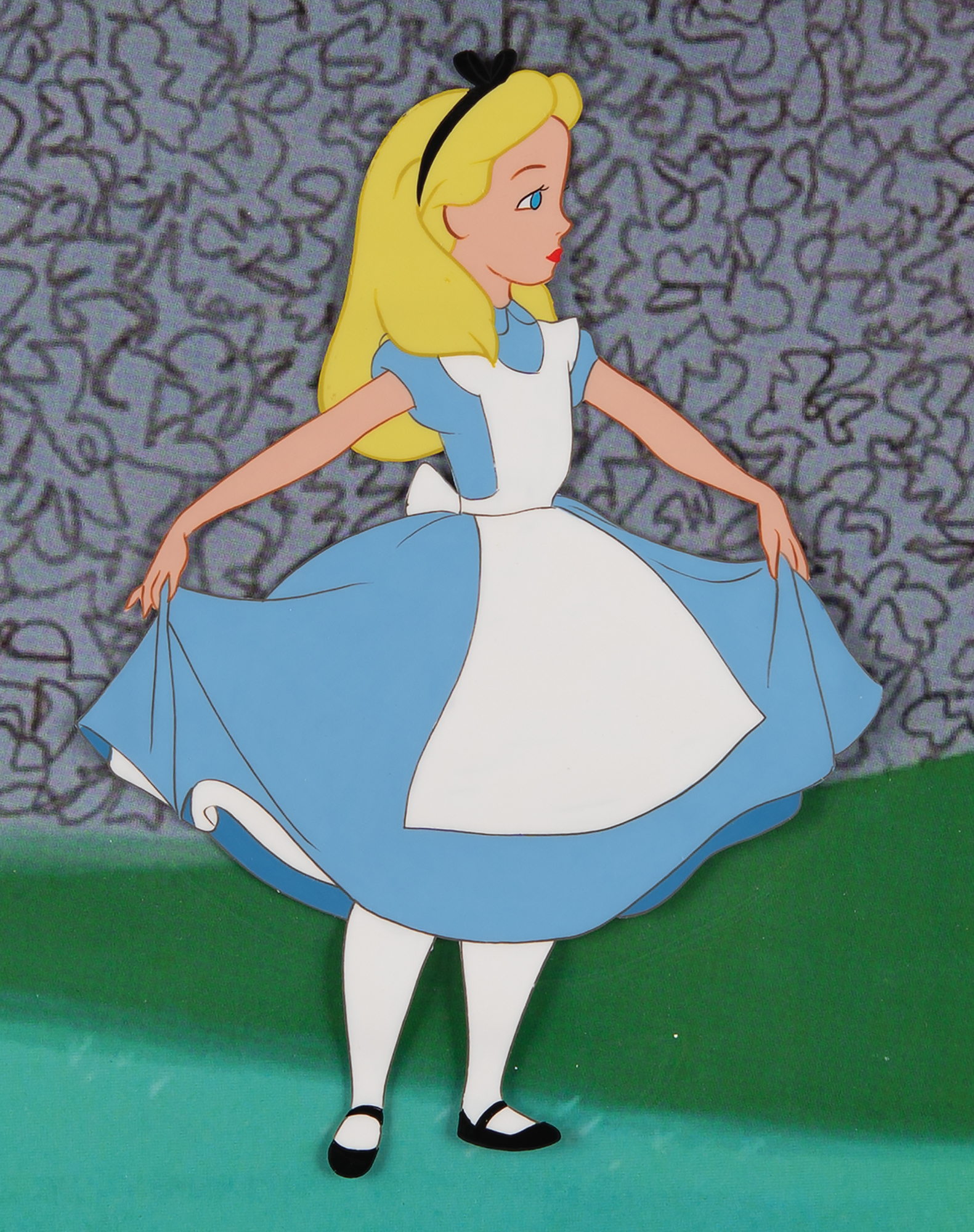 Alice production cel from Alice in Wonderland | RR Auction