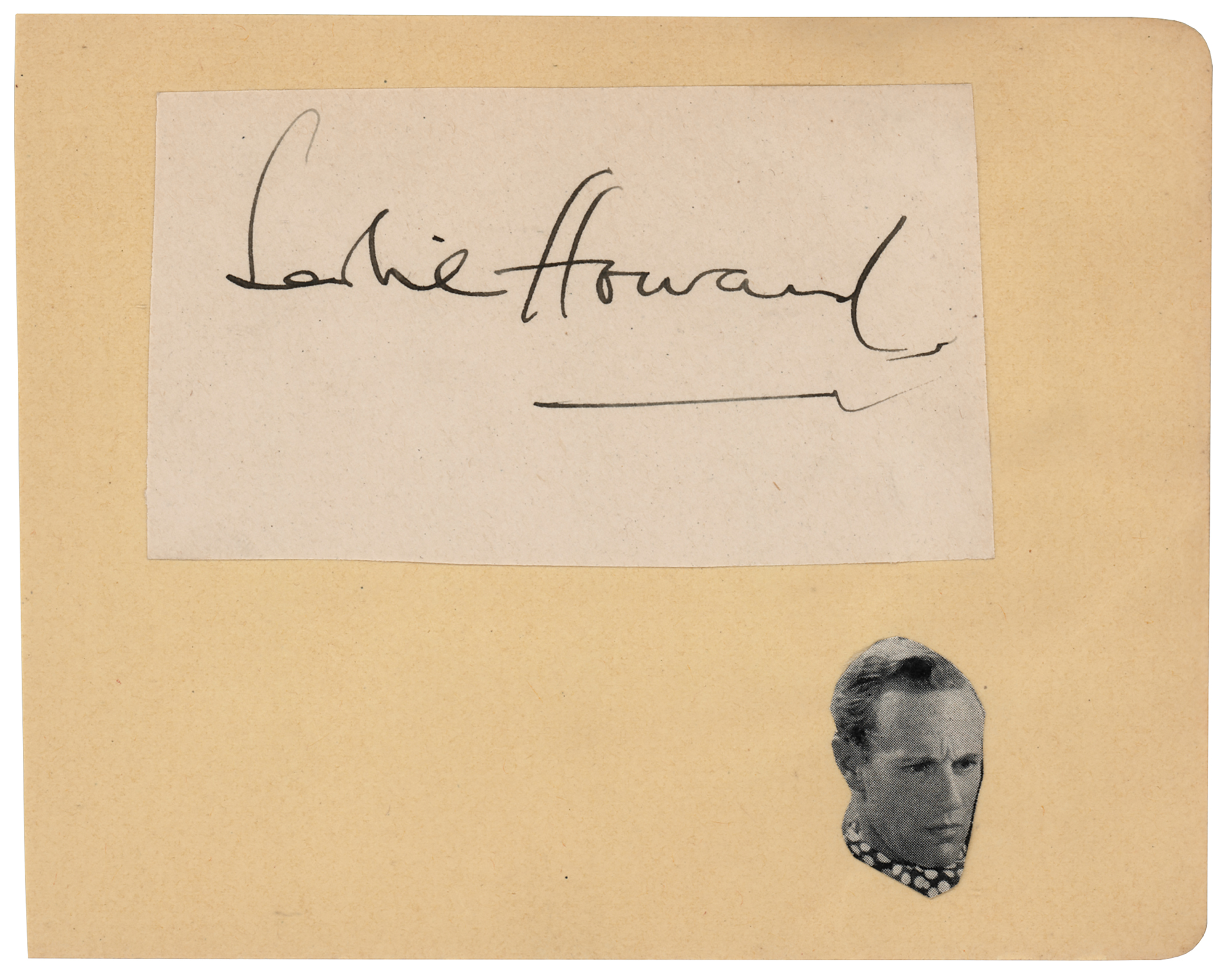 Leslie Howard Signature | RR Auction
