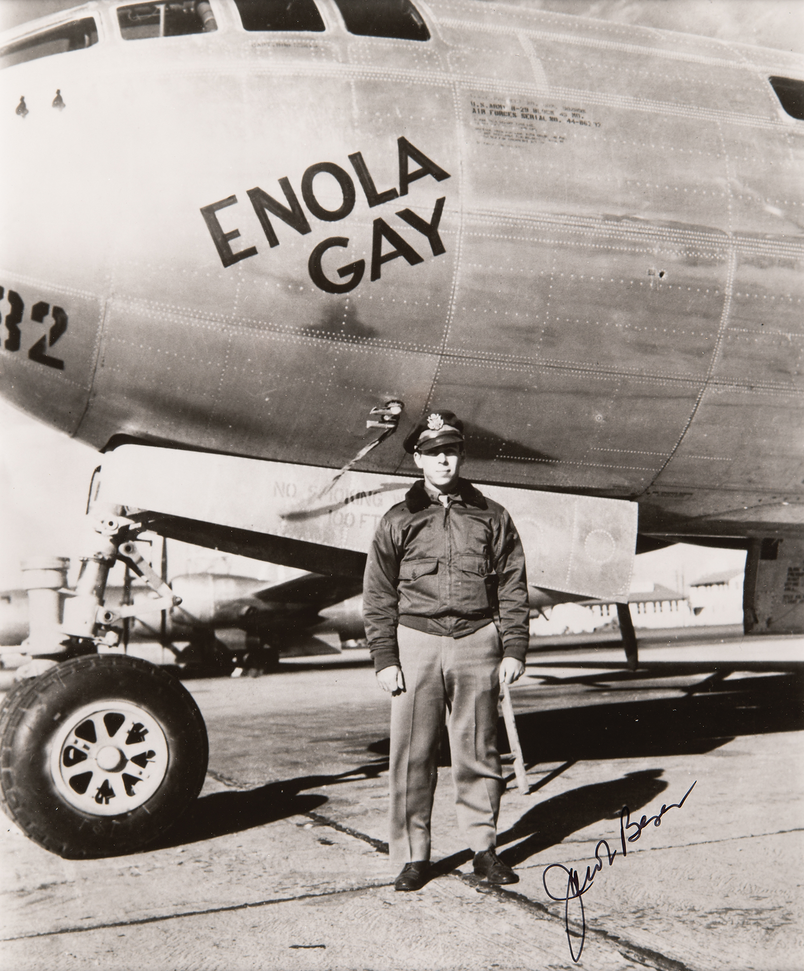 Enola Gay: Jacob Beser Signed Photograph | RR Auction