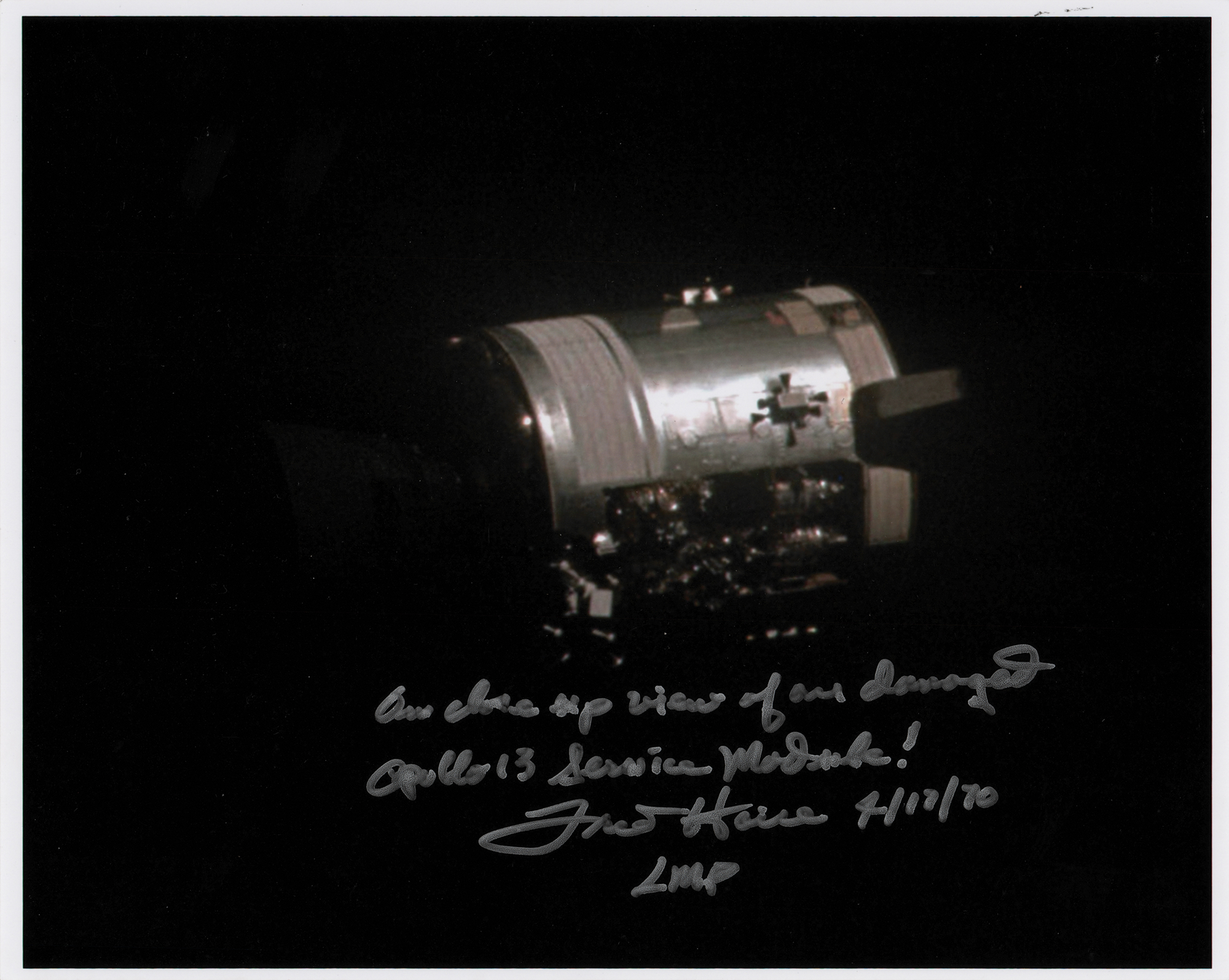 Fred Haise Signed Photograph | RR Auction