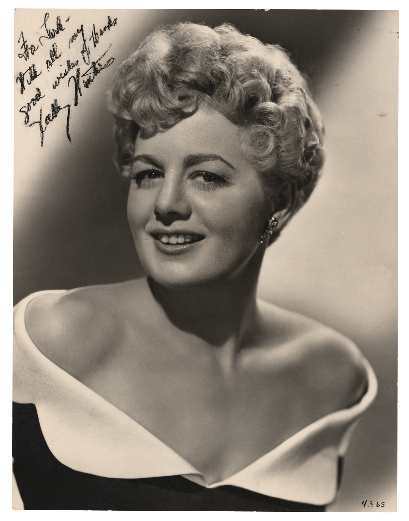 Shelley Winters Signed Photograph | RR Auction
