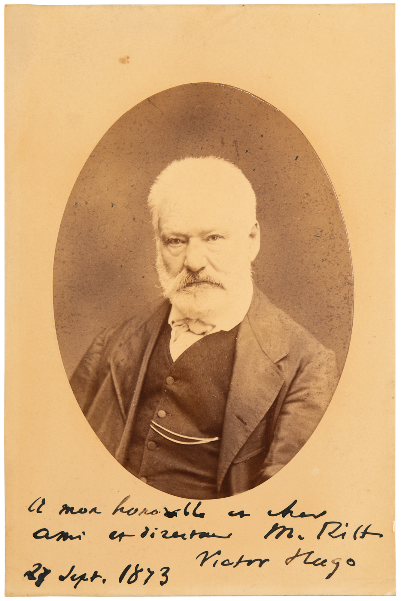 Victor Hugo Signed Photograph | RR Auction