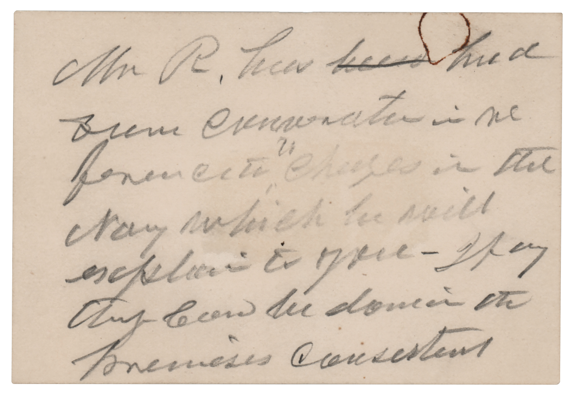 Andrew Johnson Autograph Note Signed on Changes in the United States