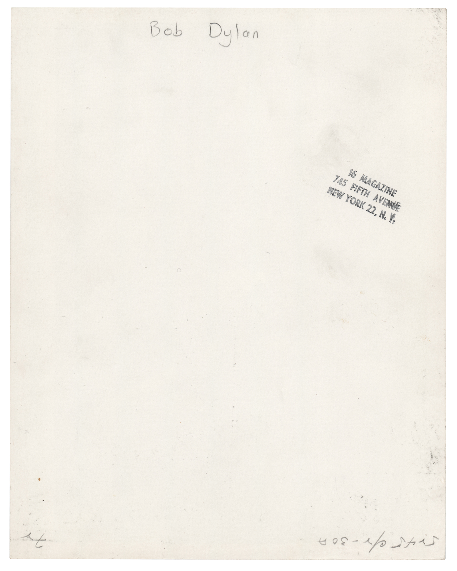 Bob Dylan Original Photograph by Don Hunstein - 1965 'Bringing It All