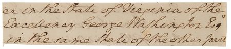 George Washington Signature - Rare Full Signature | RR Auction