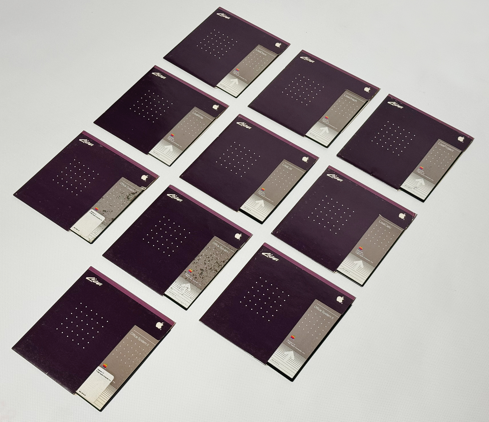 Apple Lisa 1 Twiggy Software Collection, including Pre-Release