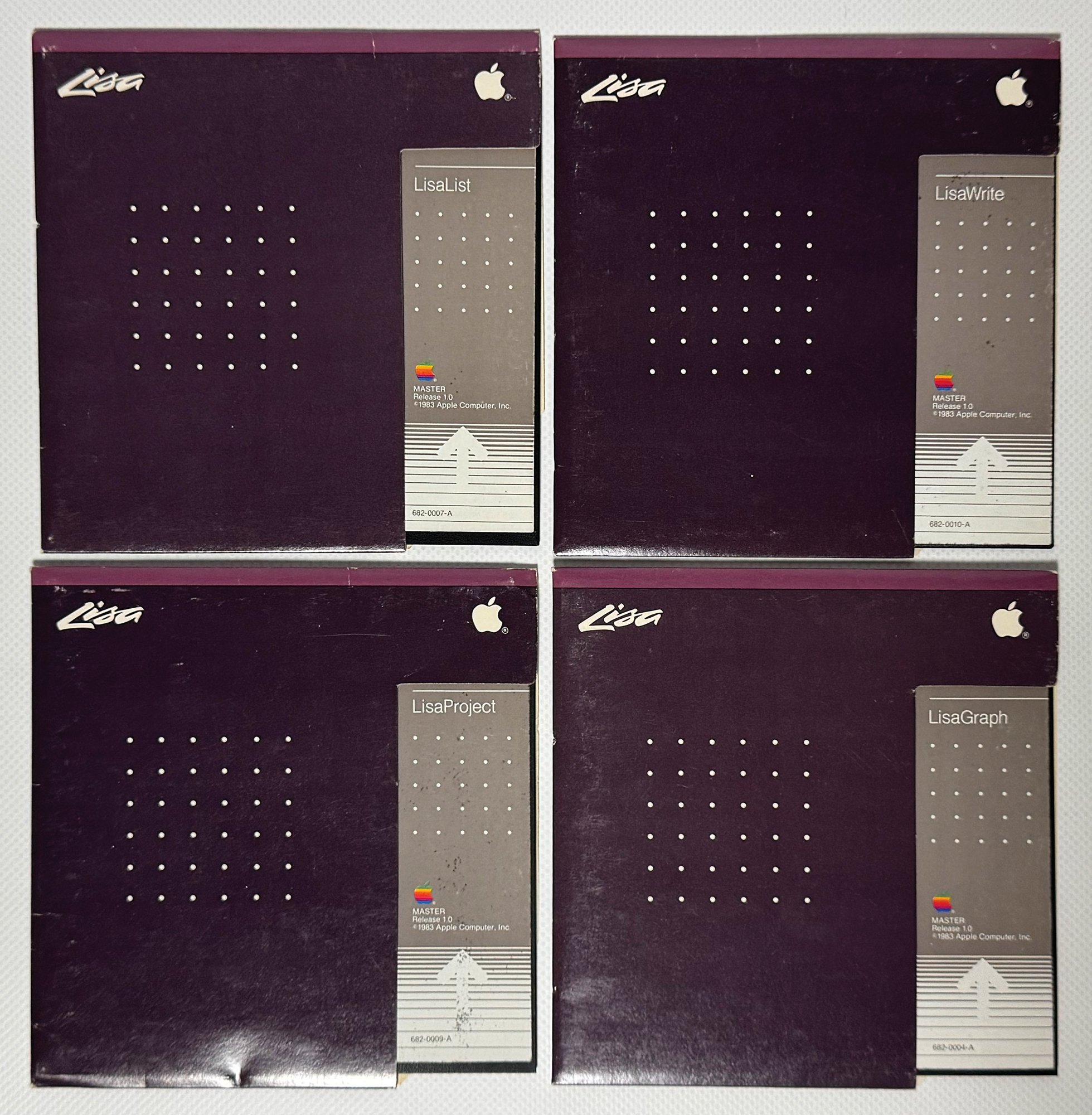 Apple Lisa 1 Twiggy Software Collection, including Pre-Release