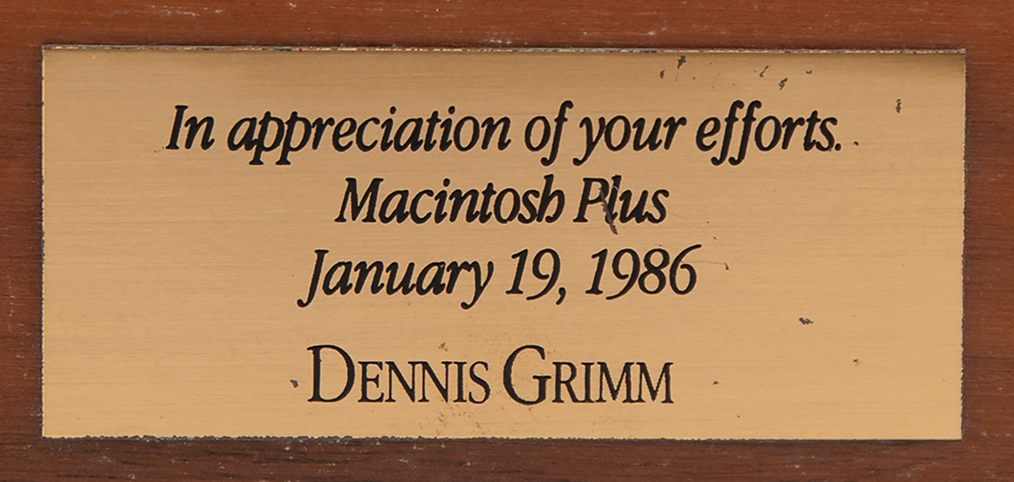 Macintosh Plus Disk Box - From the Collection of Dennis Grimm | RR