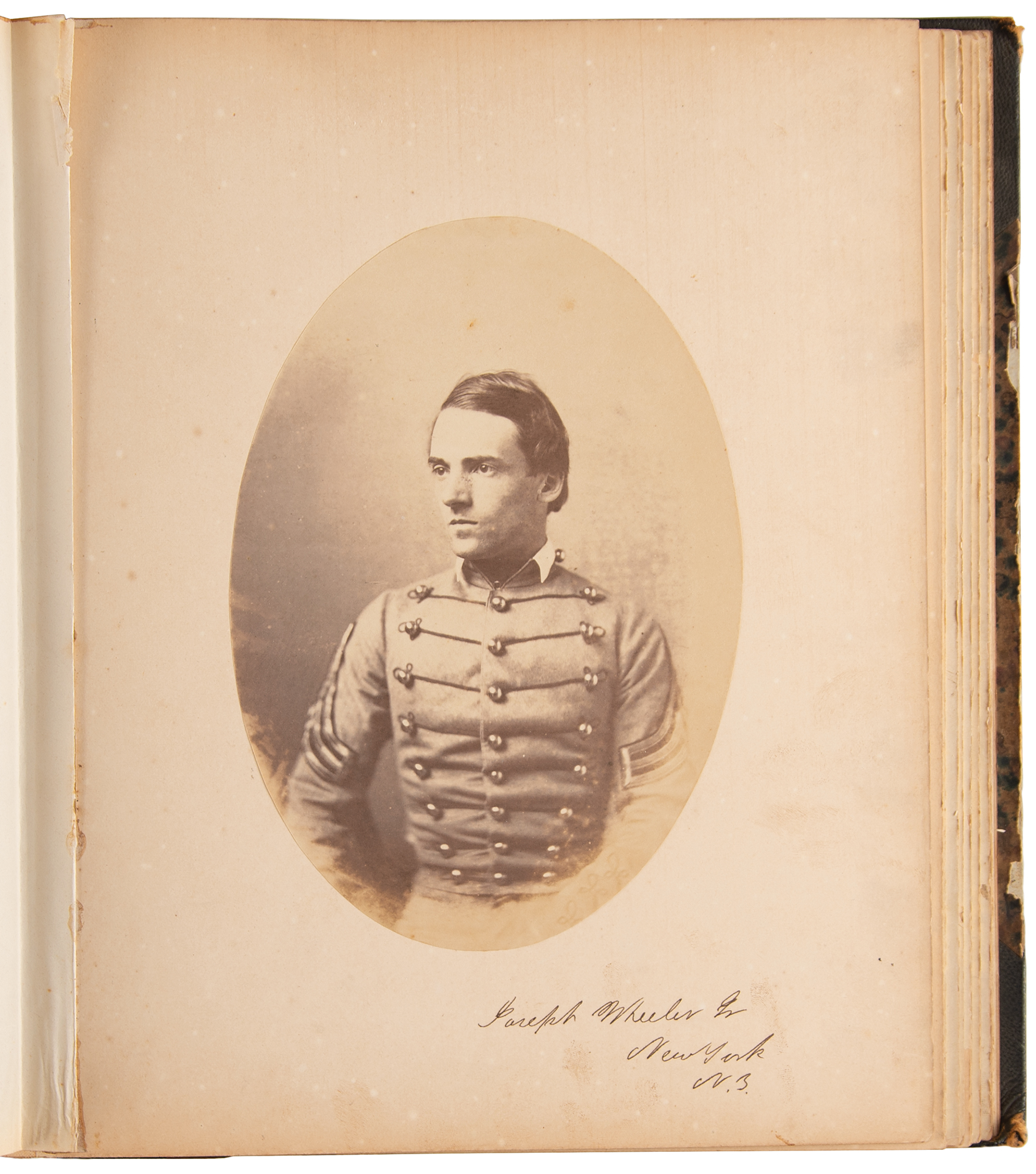 West Point: 1859 Yearbook Photo Album Signed by (33), including