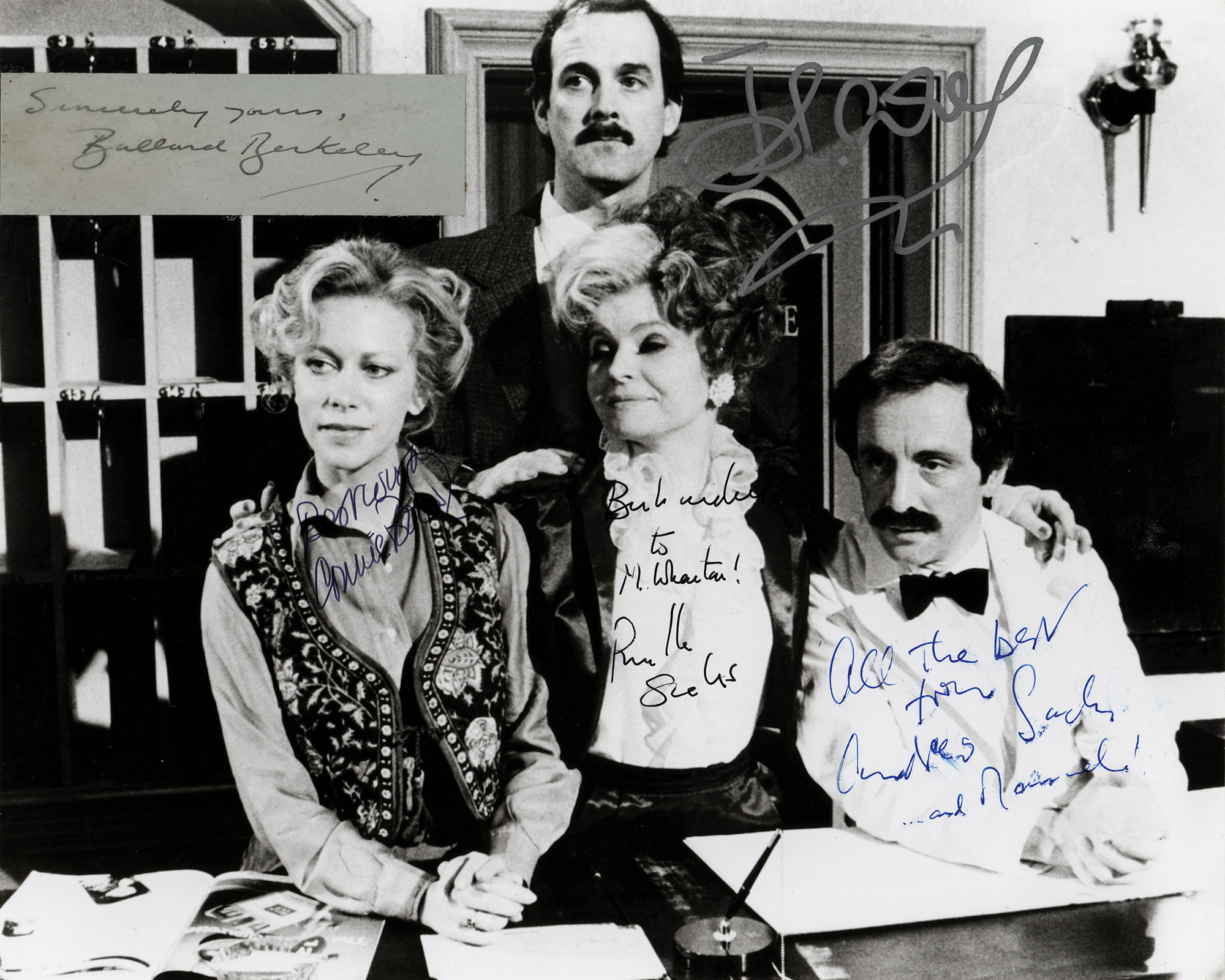 Fawlty Towers Cast-Signed Photograph | RR Auction