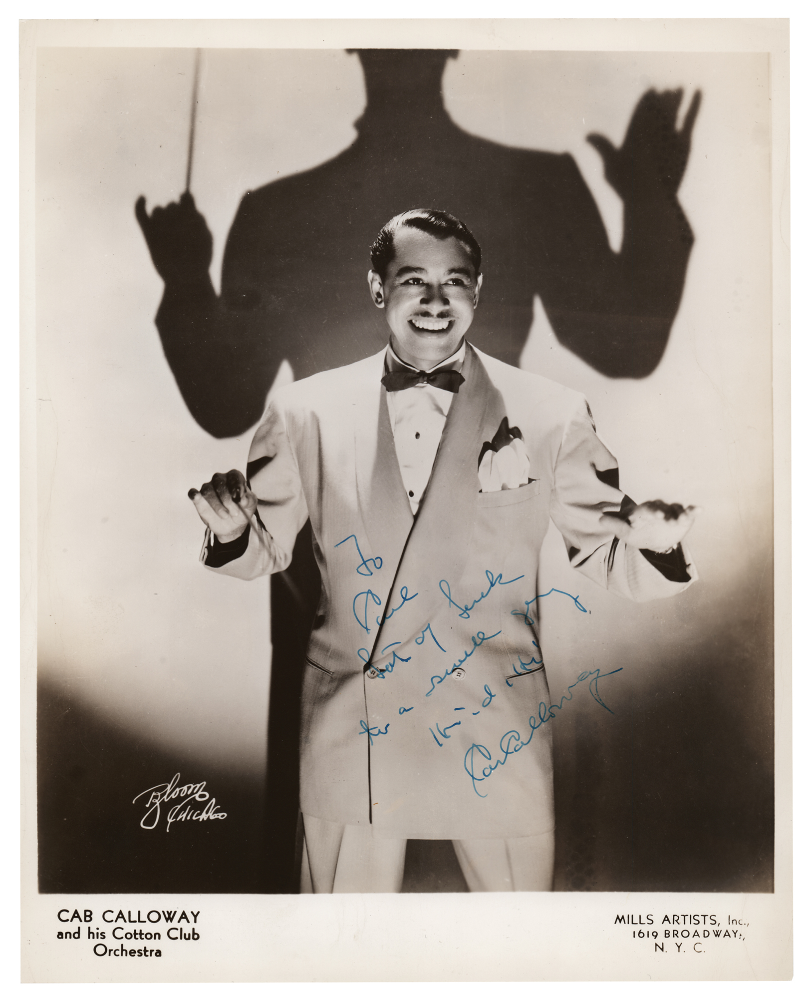 Cab Calloway Signed Photograph | RR Auction