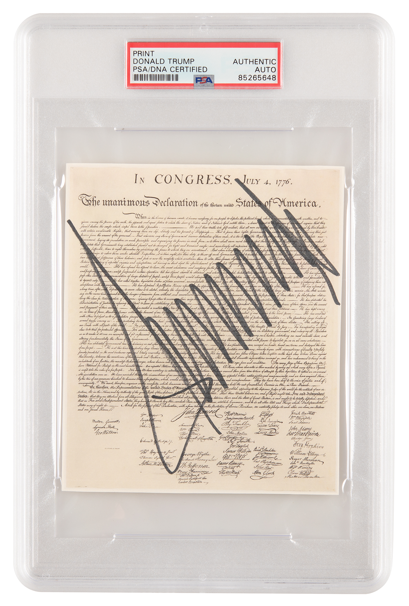 Donald Trump Signature | RR Auction
