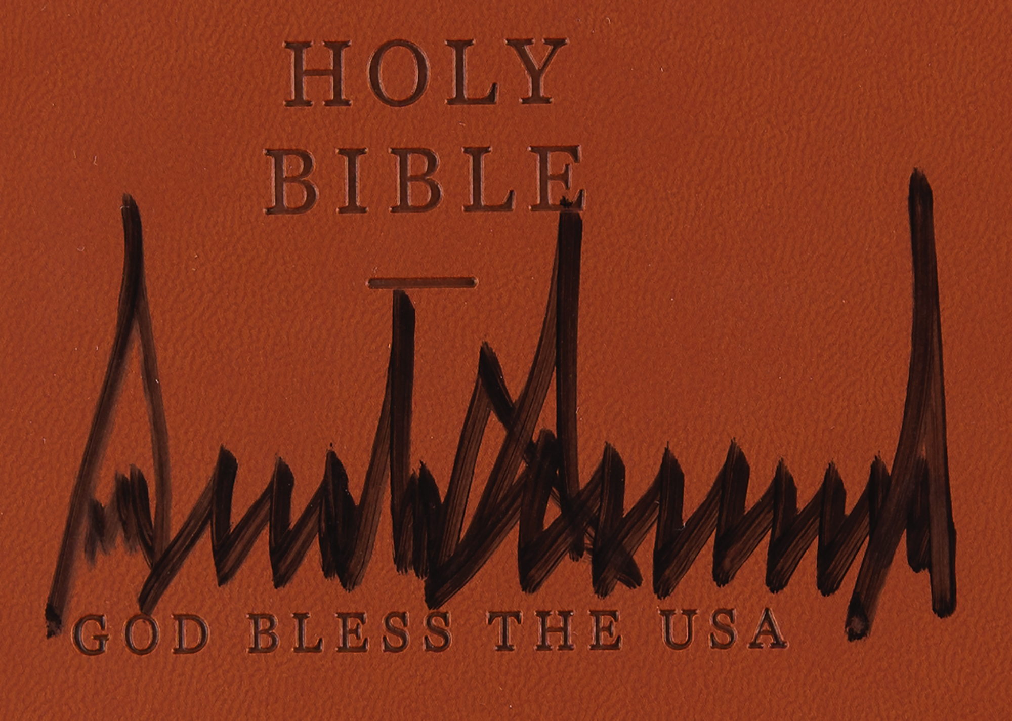 Donald Trump Signed Holy Bible - 'Signature Edition' | RR Auction