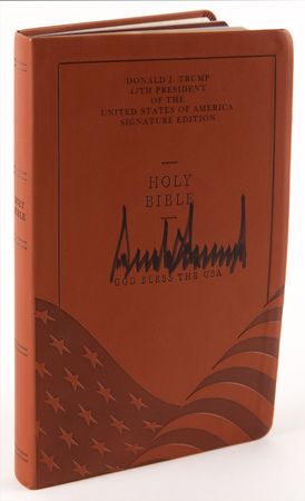 Donald Trump Signed Holy Bible - 'Signature Edition' | RR Auction