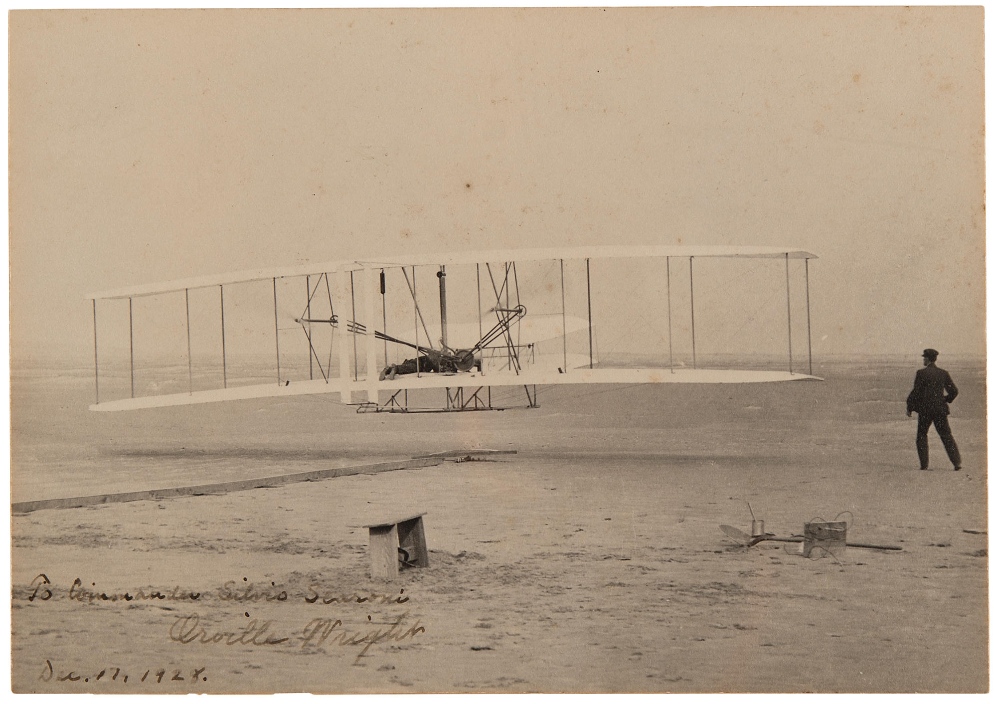 Orville Wright Signed ‘First Flight’ Photograph