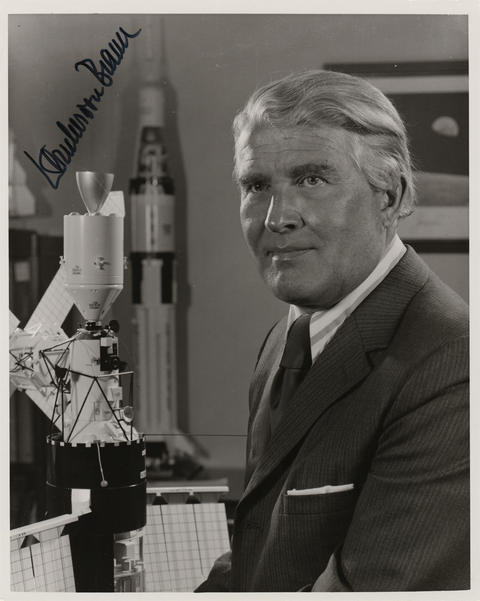Wernher von Braun Signed Photograph | RR Auction