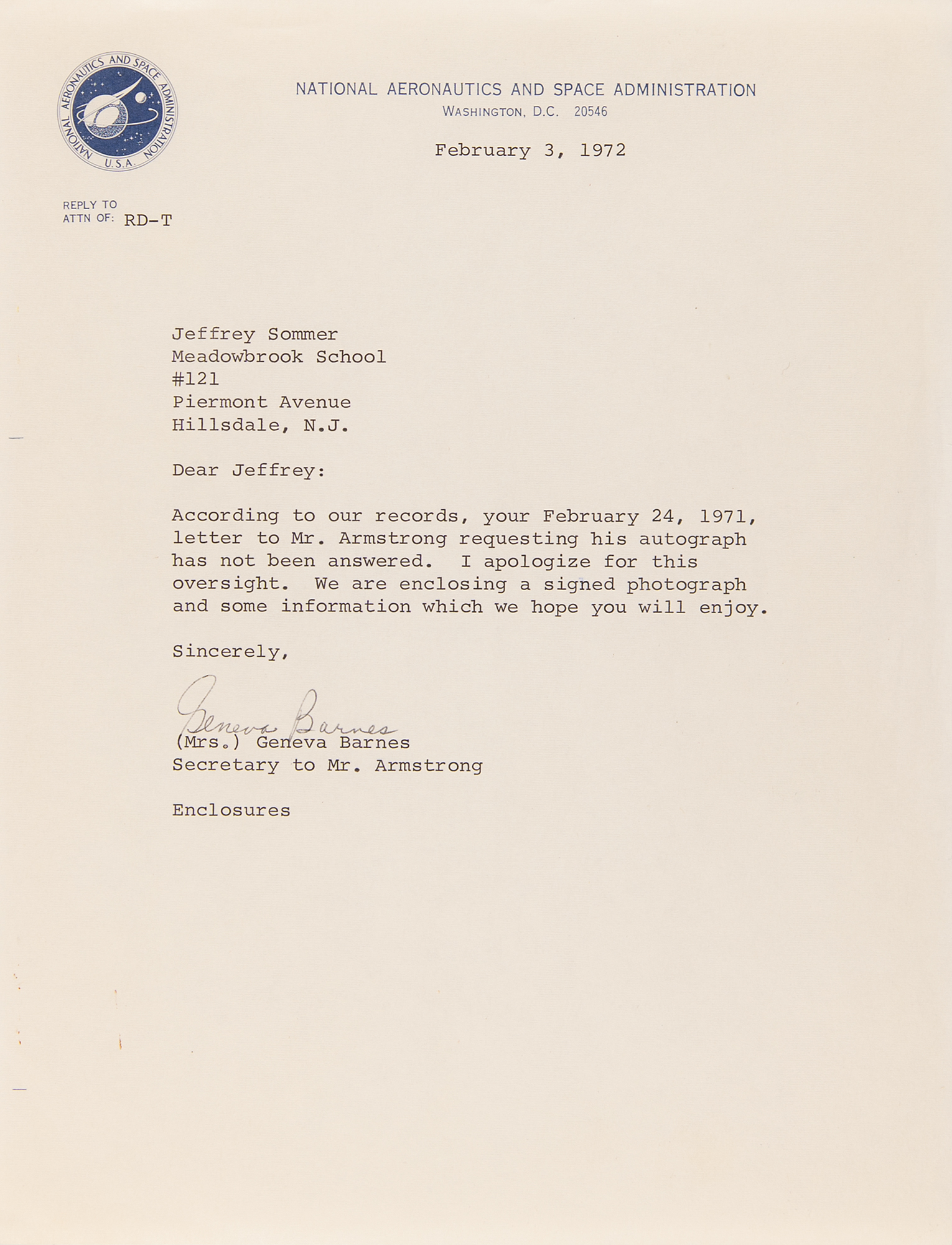 Neil Armstrong Signed Photograph | RR Auction