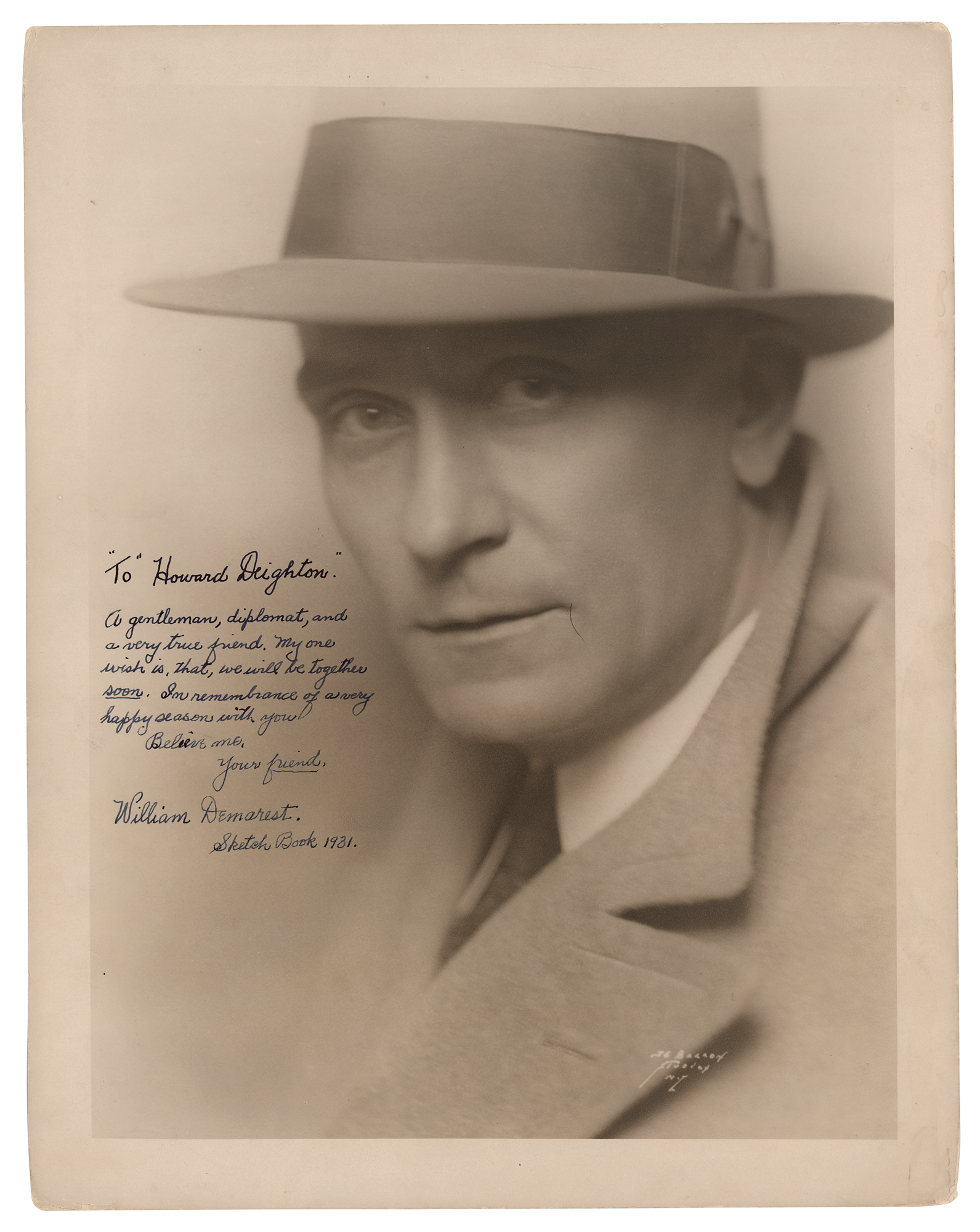 William Demarest Oversized Signed Photograph | RR Auction