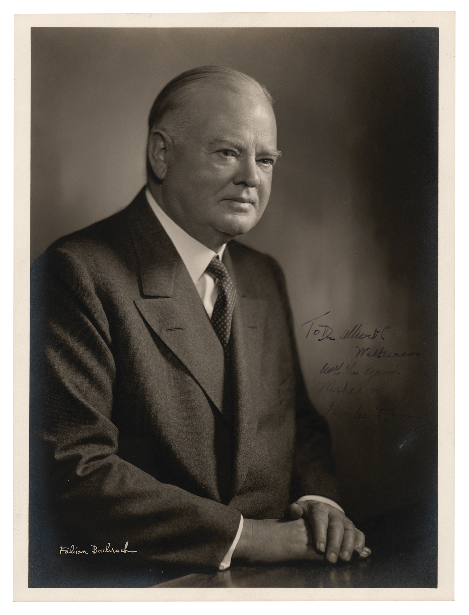 Herbert Hoover Signed Photograph | RR Auction