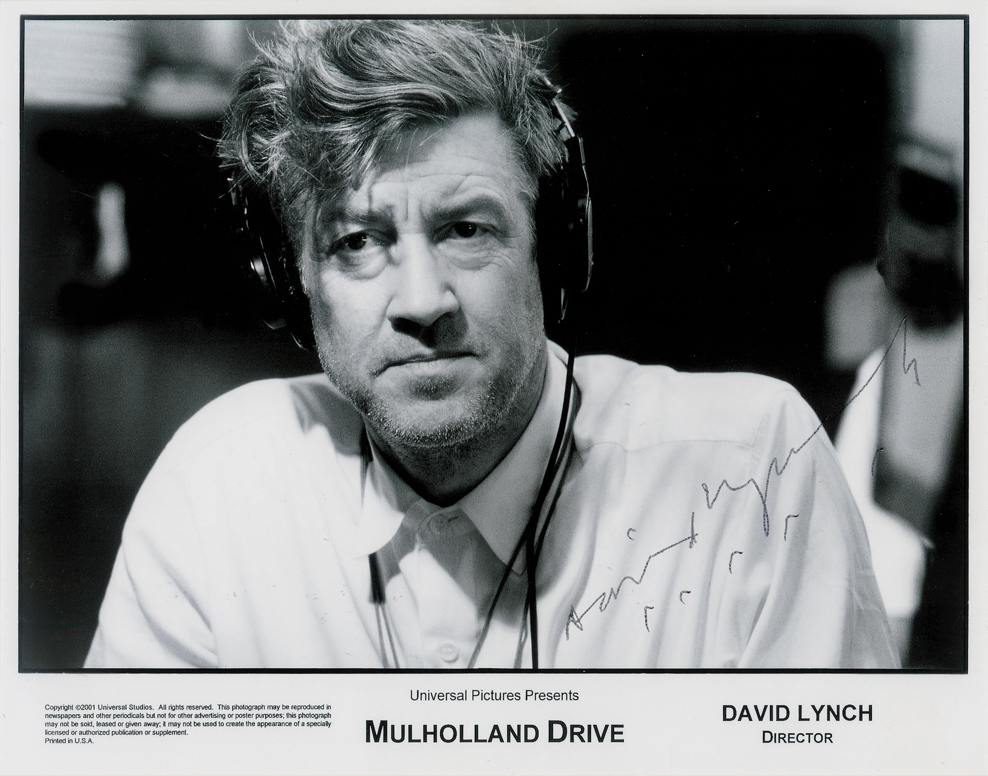 David Lynch Signed Photograph | RR Auction