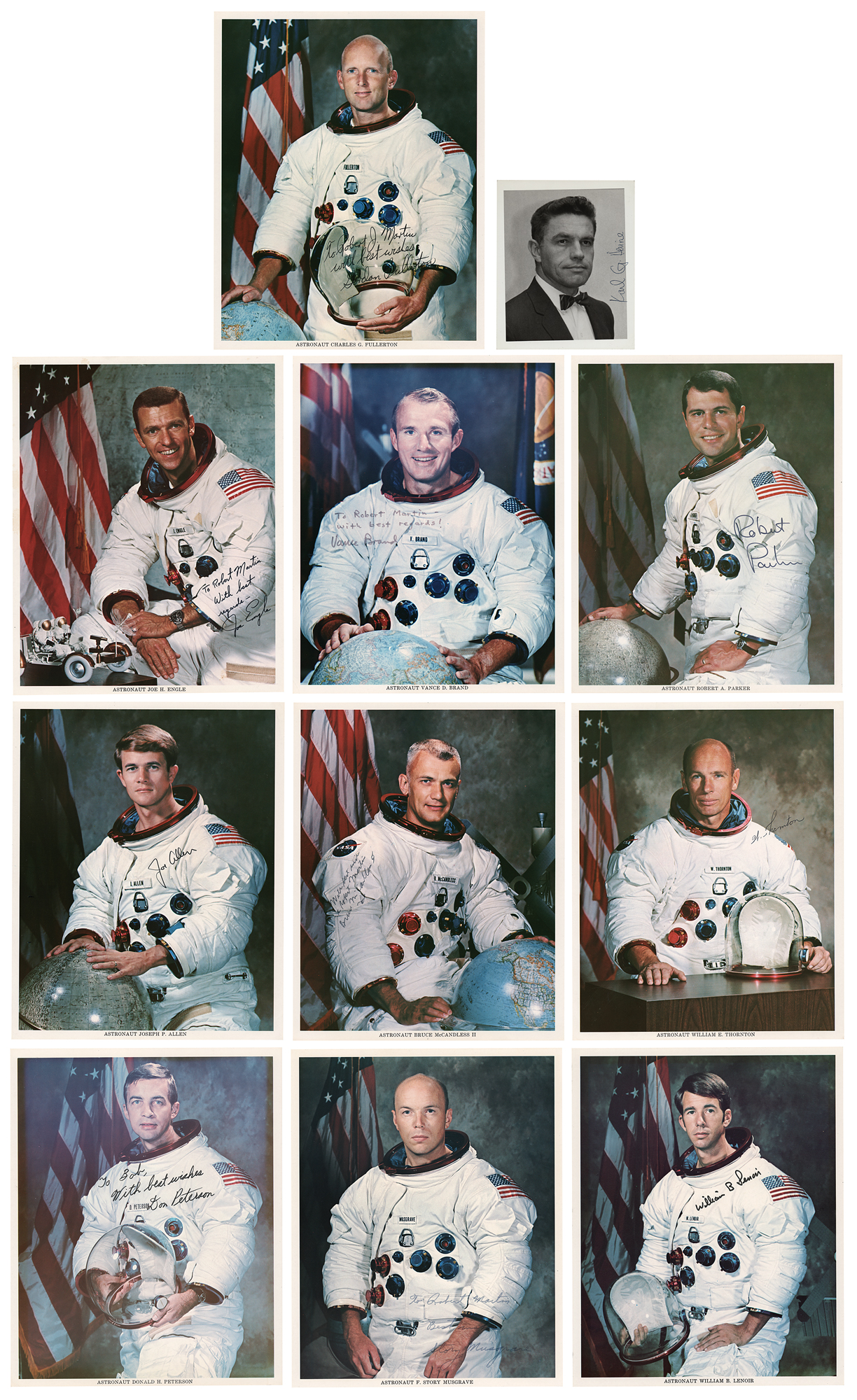 Space Shuttle Astronauts (11) Signed Photographs | RR Auction