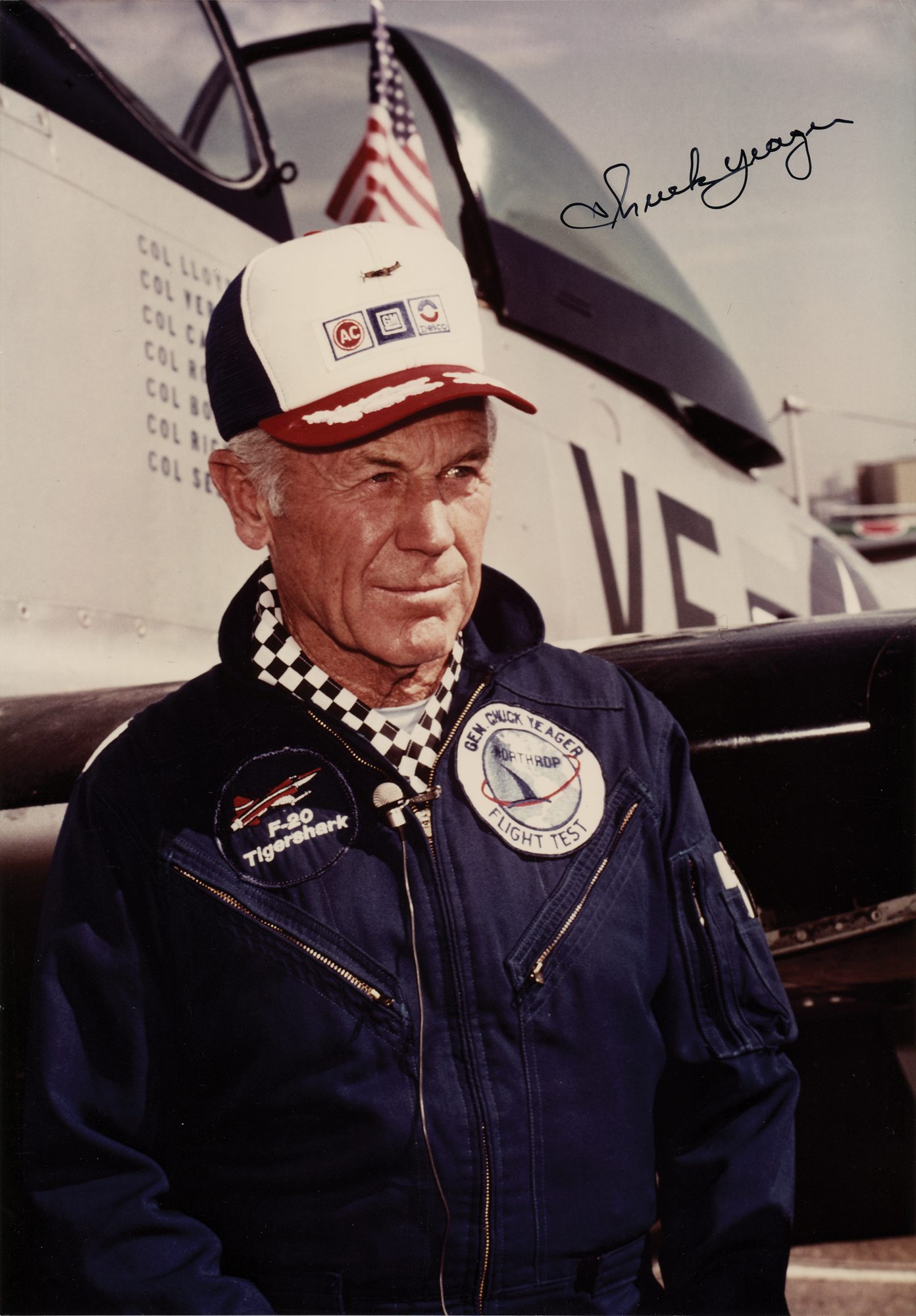 Chuck Yeager Signed Photograph | RR Auction