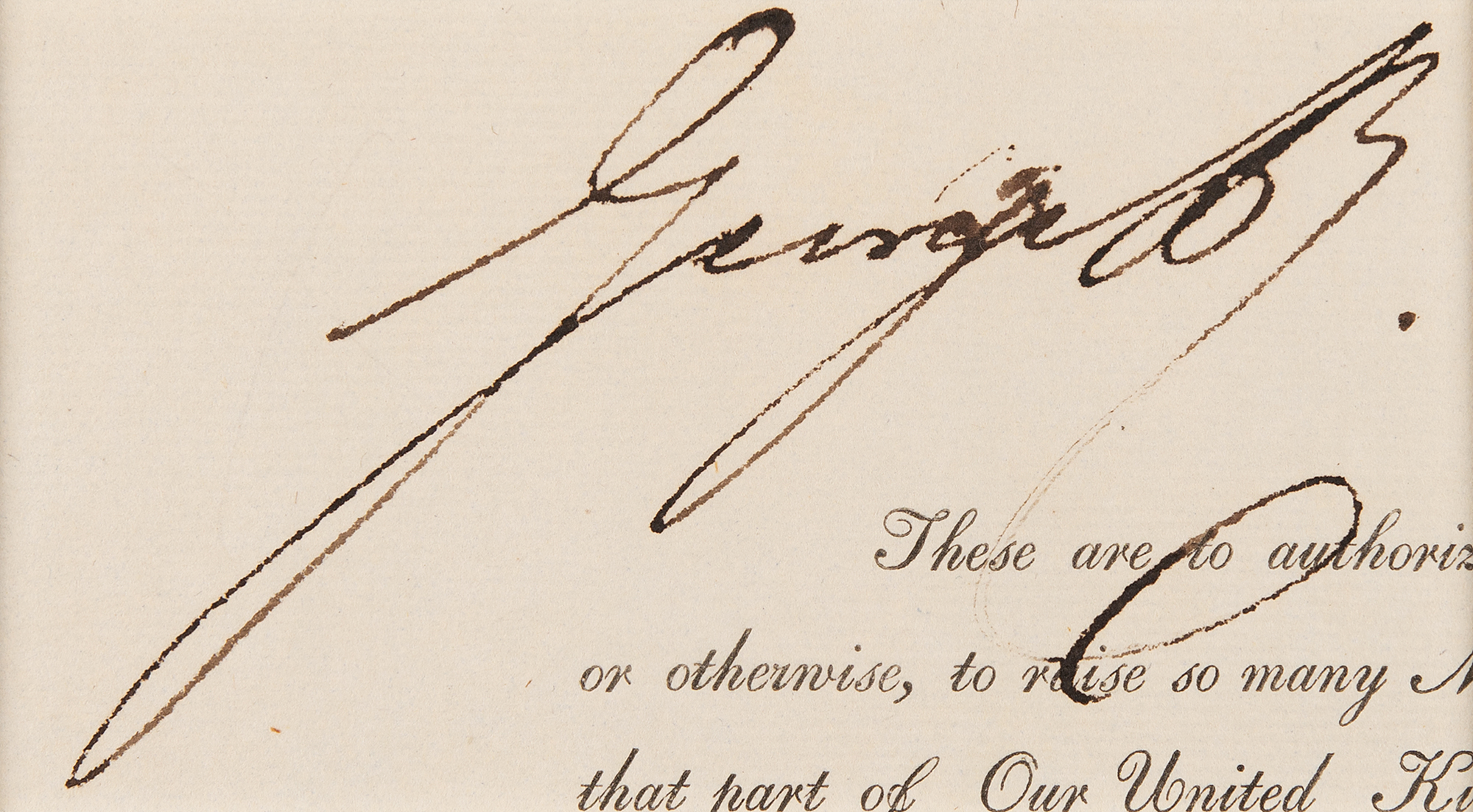 King George IV Signature | RR Auction