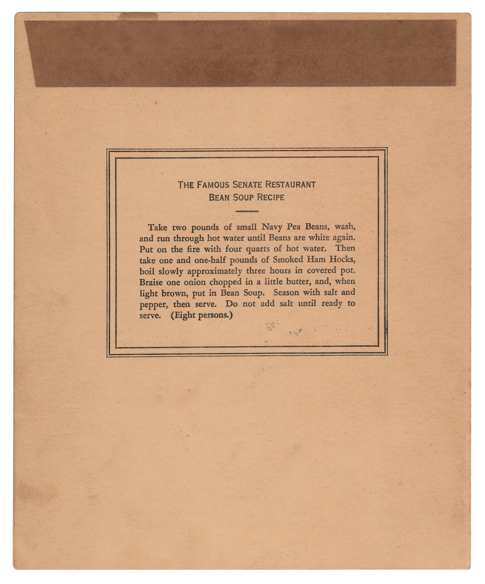 John F. Kennedy and Lyndon B. Johnson Signed Menu from the United