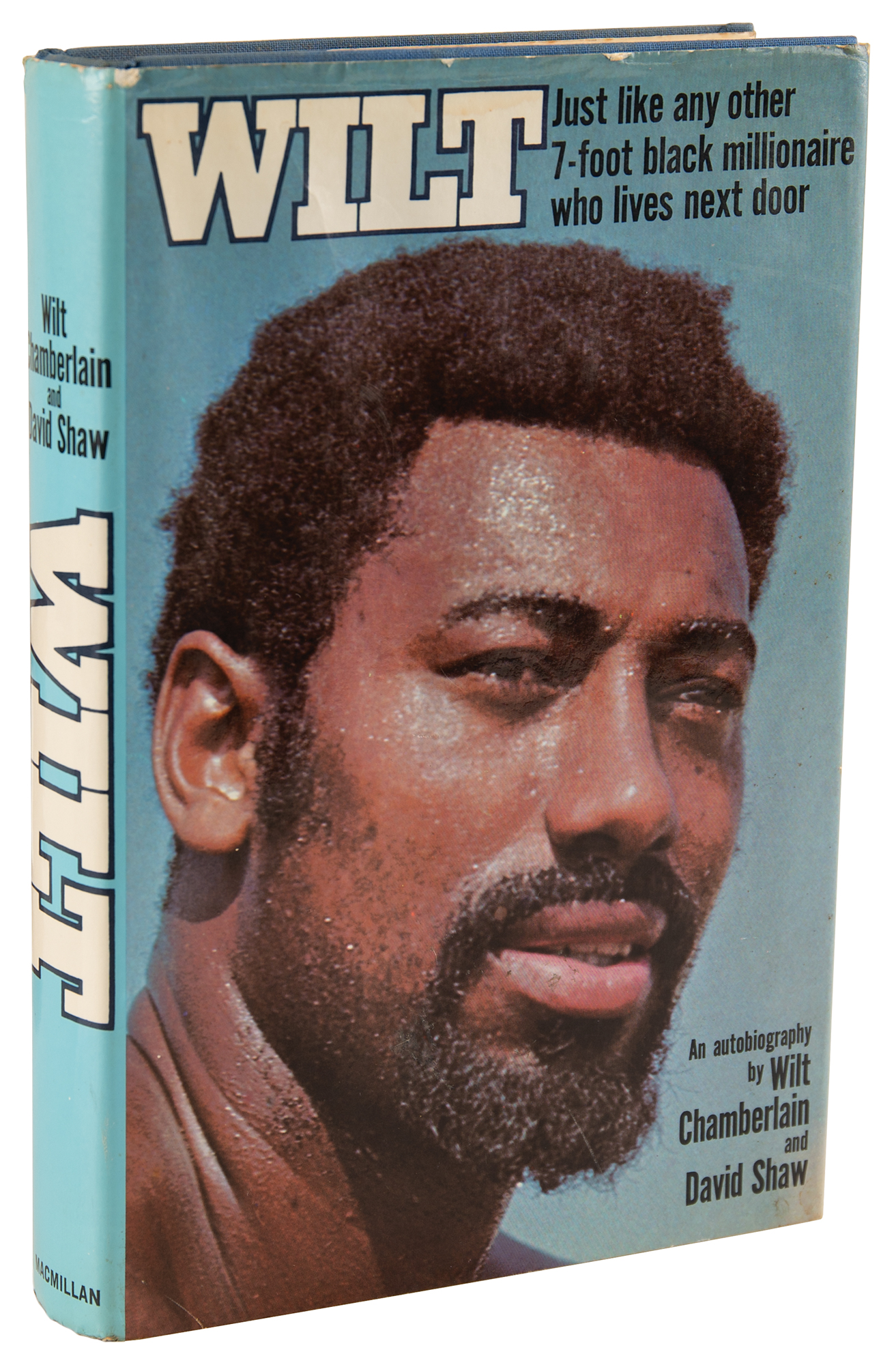 Wilt Chamberlain Signed Book - Wilt | RR Auction