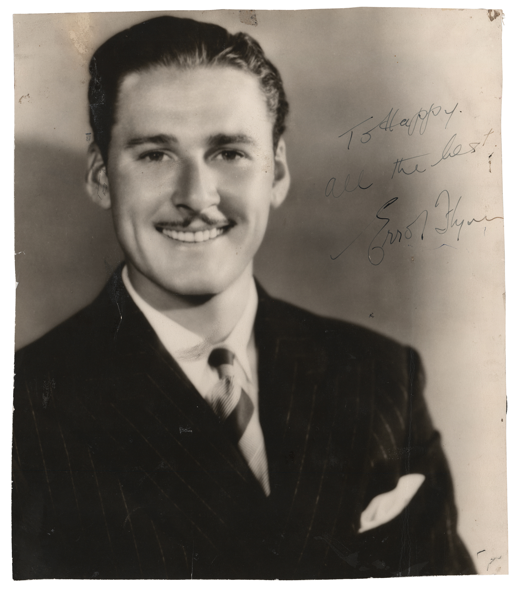 Errol Flynn Oversized Signed Photograph | RR Auction