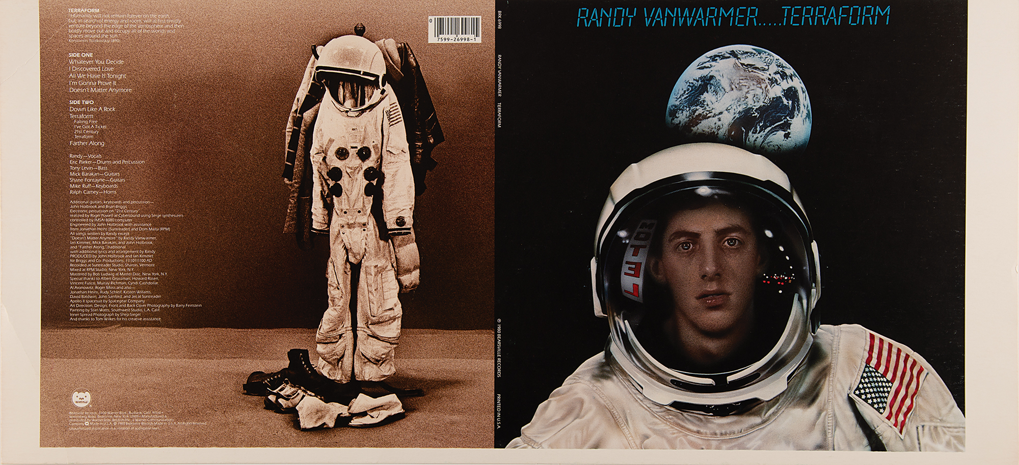 Randy VanWarmer Album Cover Test Print Proof by Barry Feinstein