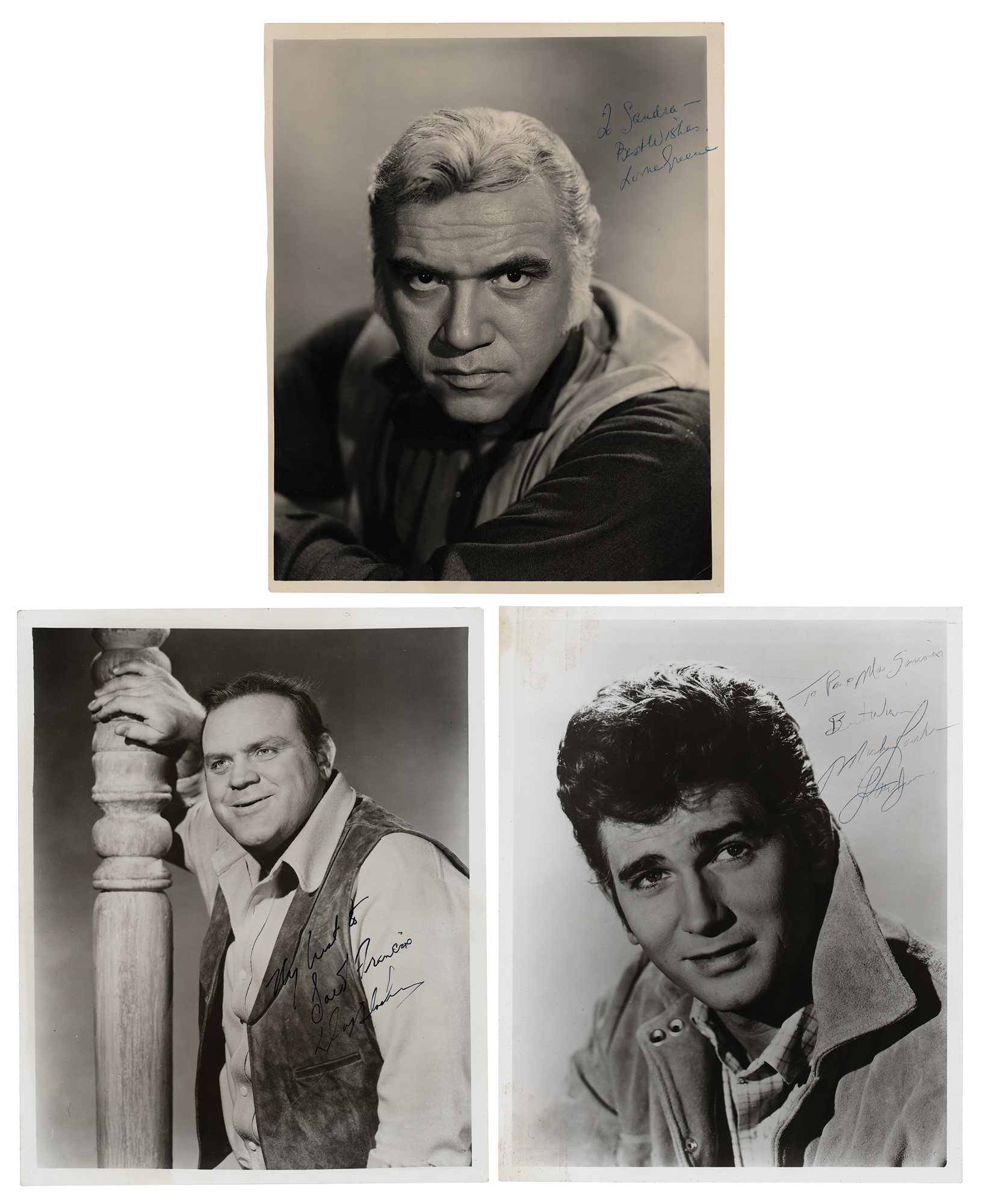 Bonanza (3) Signed Photographs | RR Auction