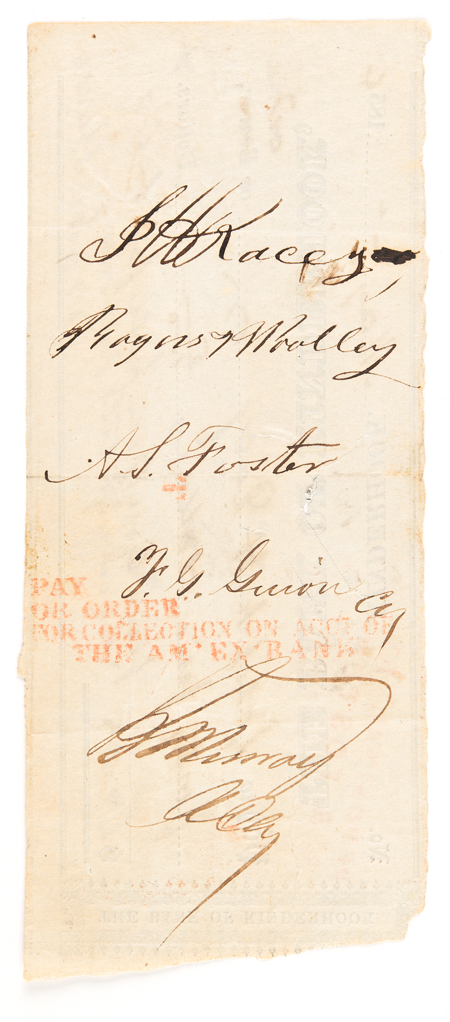 Martin Van Buren Signed Check | RR Auction
