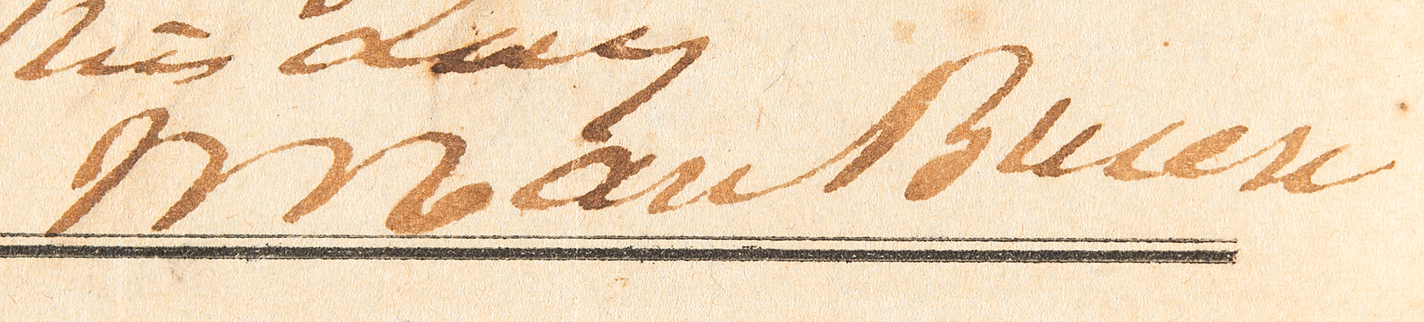 Martin Van Buren Signed Check | RR Auction