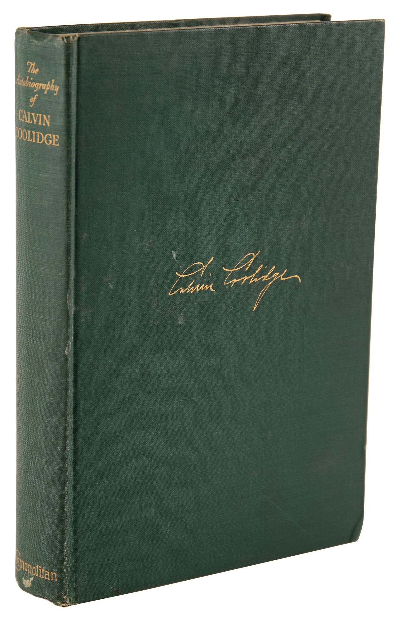 Calvin Coolidge Signed Book - The Autobiography of Calvin Coolidge