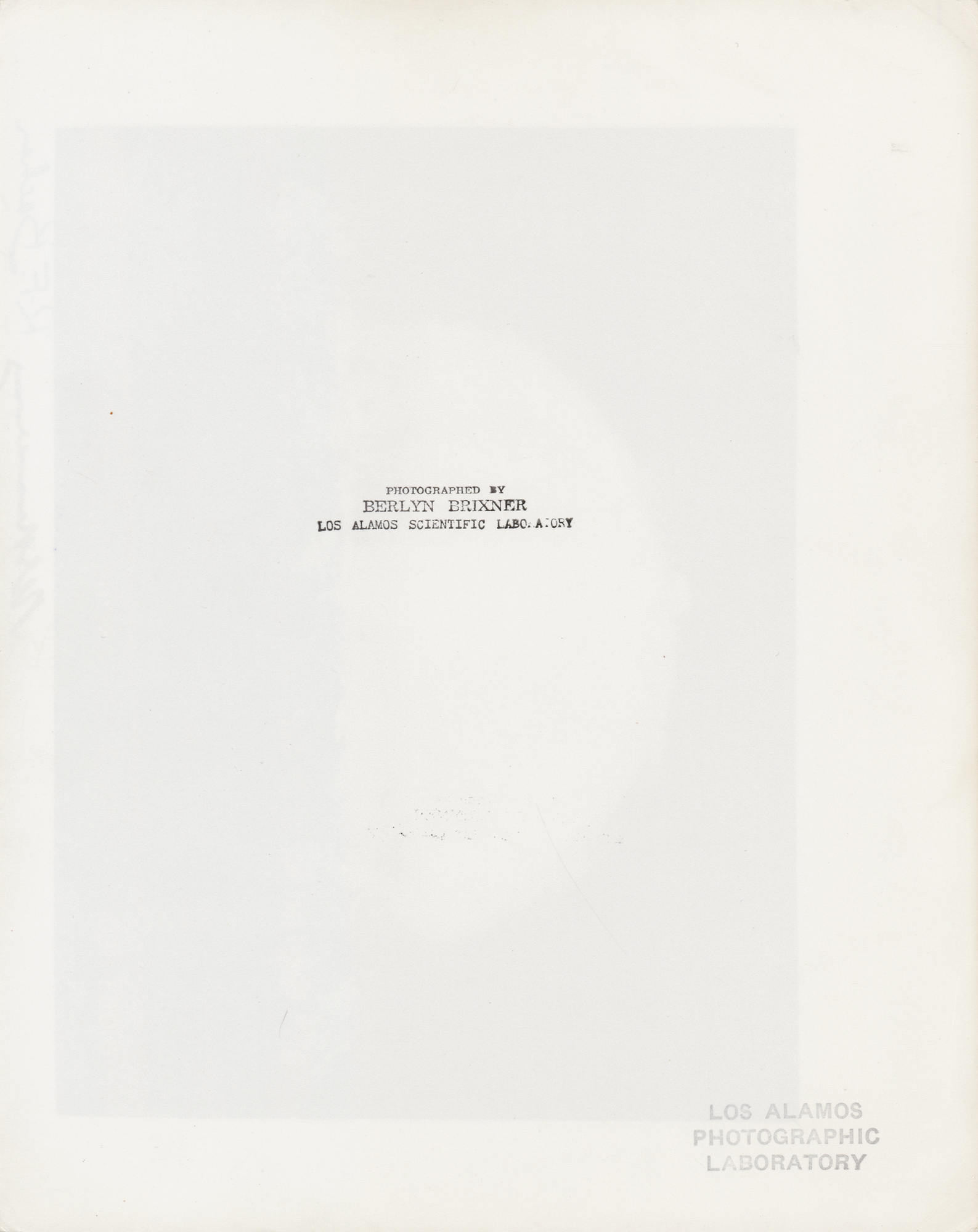 Atomic Bomb: Norris Bradbury and Robert Bacher Signed Photograph
