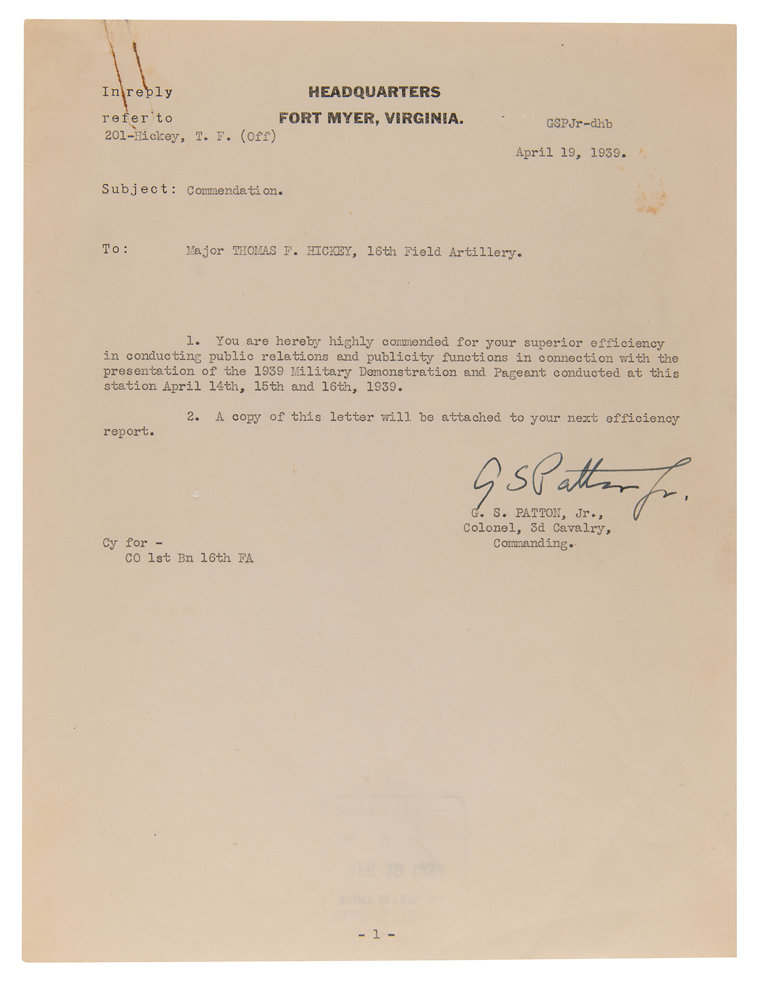 Lt. Gen. Thomas Hickey's 20th Century War Archive: WWI, WWII, and