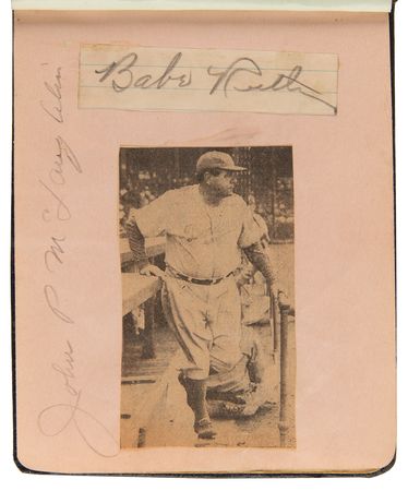 Babe Ruth Signature (ca. 1938) | RR Auction