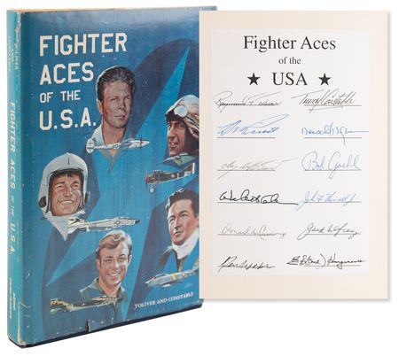 World War II Fighter Aces (10) Signed Book - Fighter Aces of the