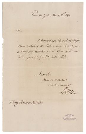 Henry Knox Letter Signed | RR Auction