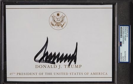 Donald Trump Signature | RR Auction