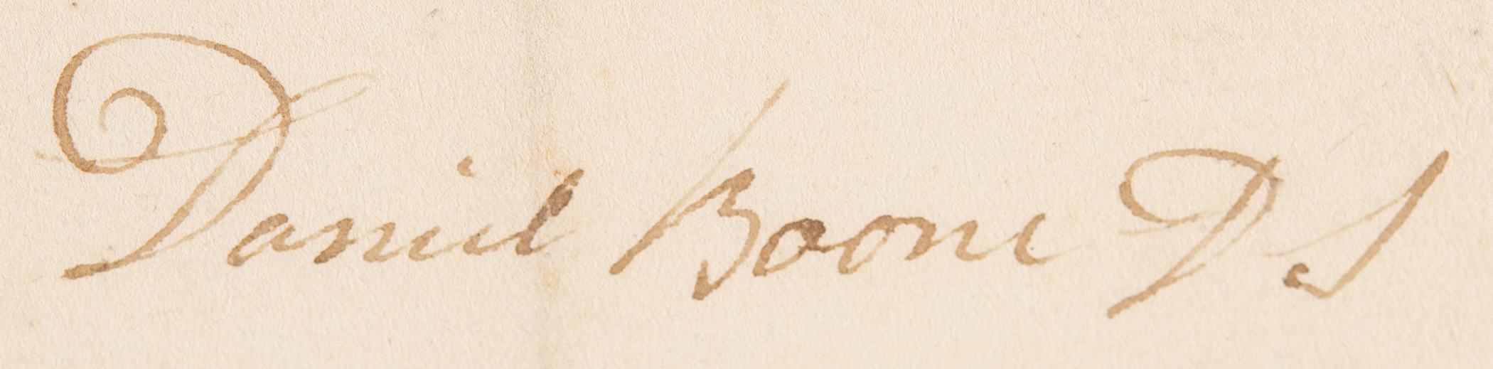Daniel Boone Autograph Document Signed | RR Auction