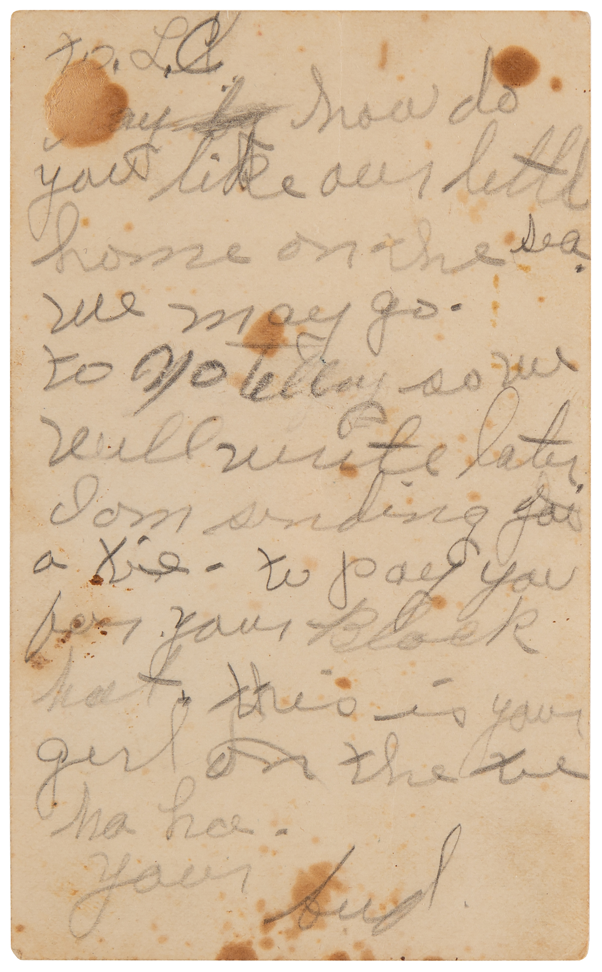 Clyde Barrow Autograph Letter Signed to His Brother on 'Hideout'