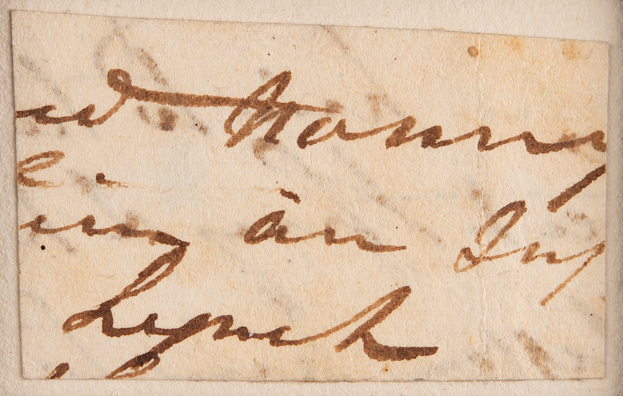 Thomas Lynch, Jr. Signature - One of the Rarest Declaration Signers