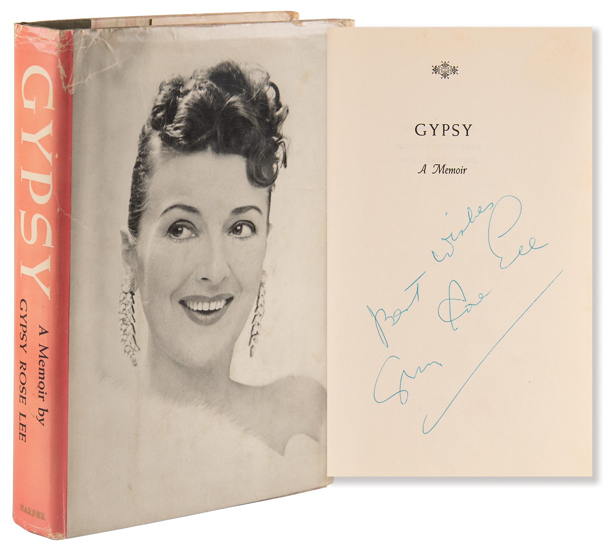 Gypsy Rose Lee Signed Book - Gypsy: A Memoir | RR Auction